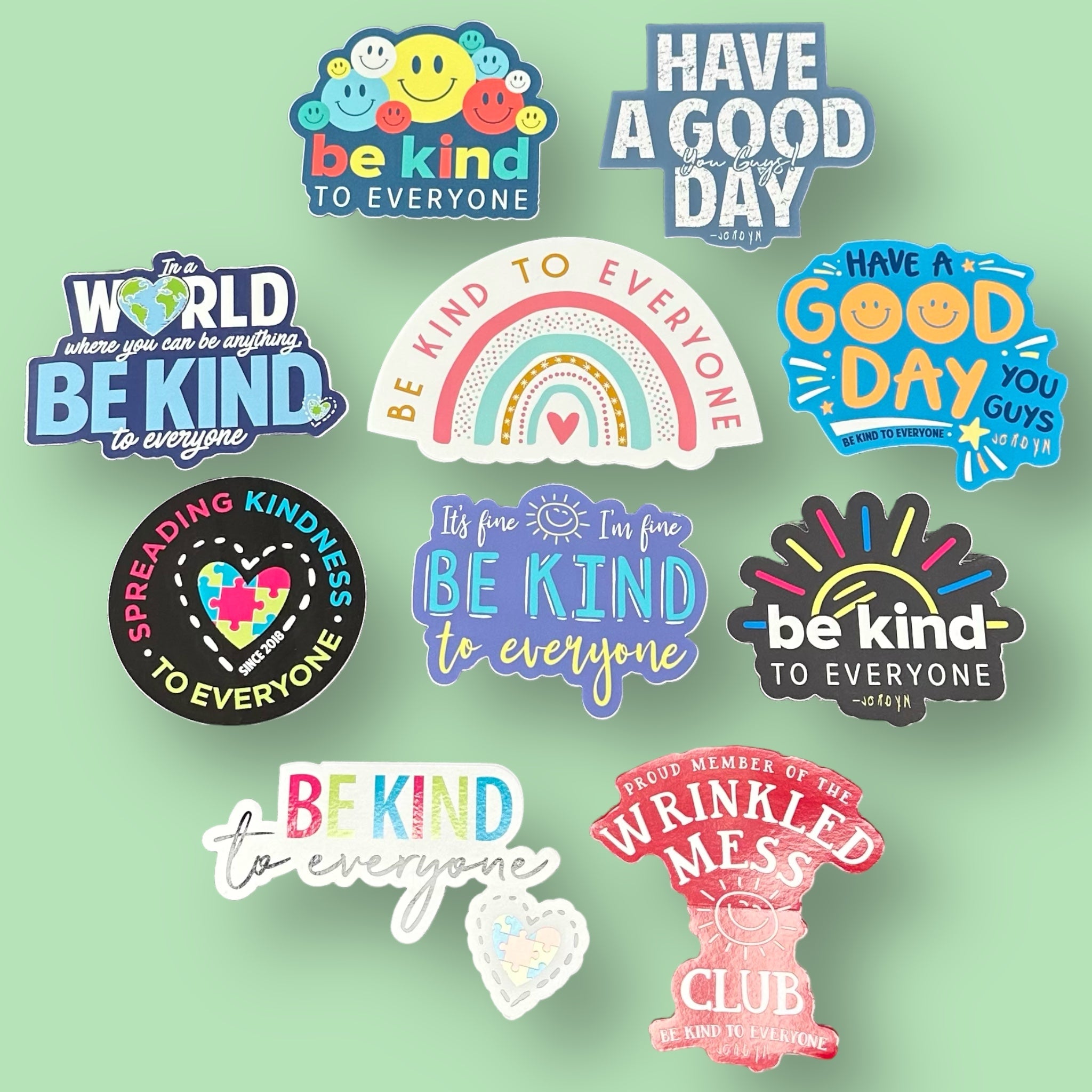 Kindness Decal Combo Pack – Be Kind to Everyone