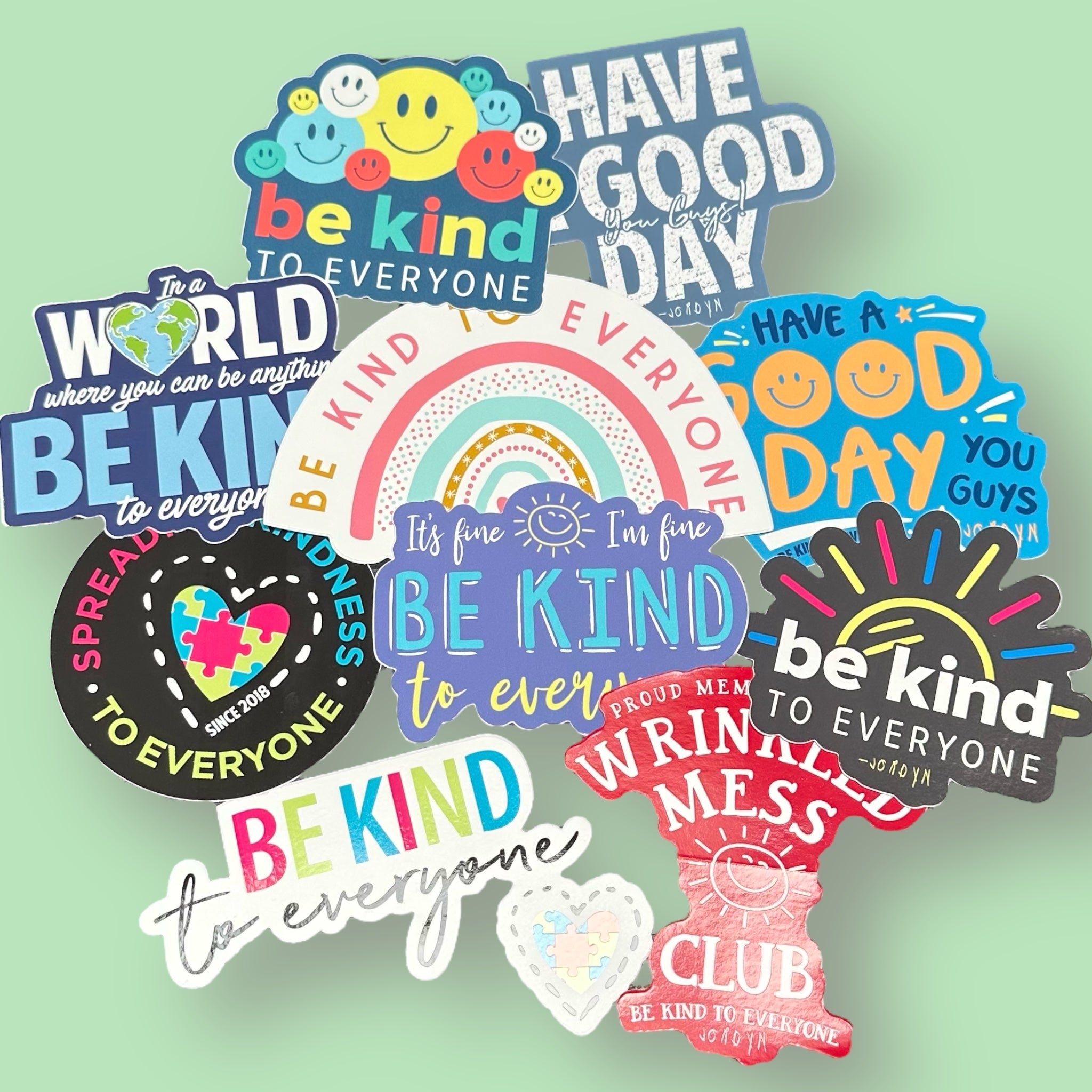 Kindness Decal Combo Pack – Be Kind to Everyone
