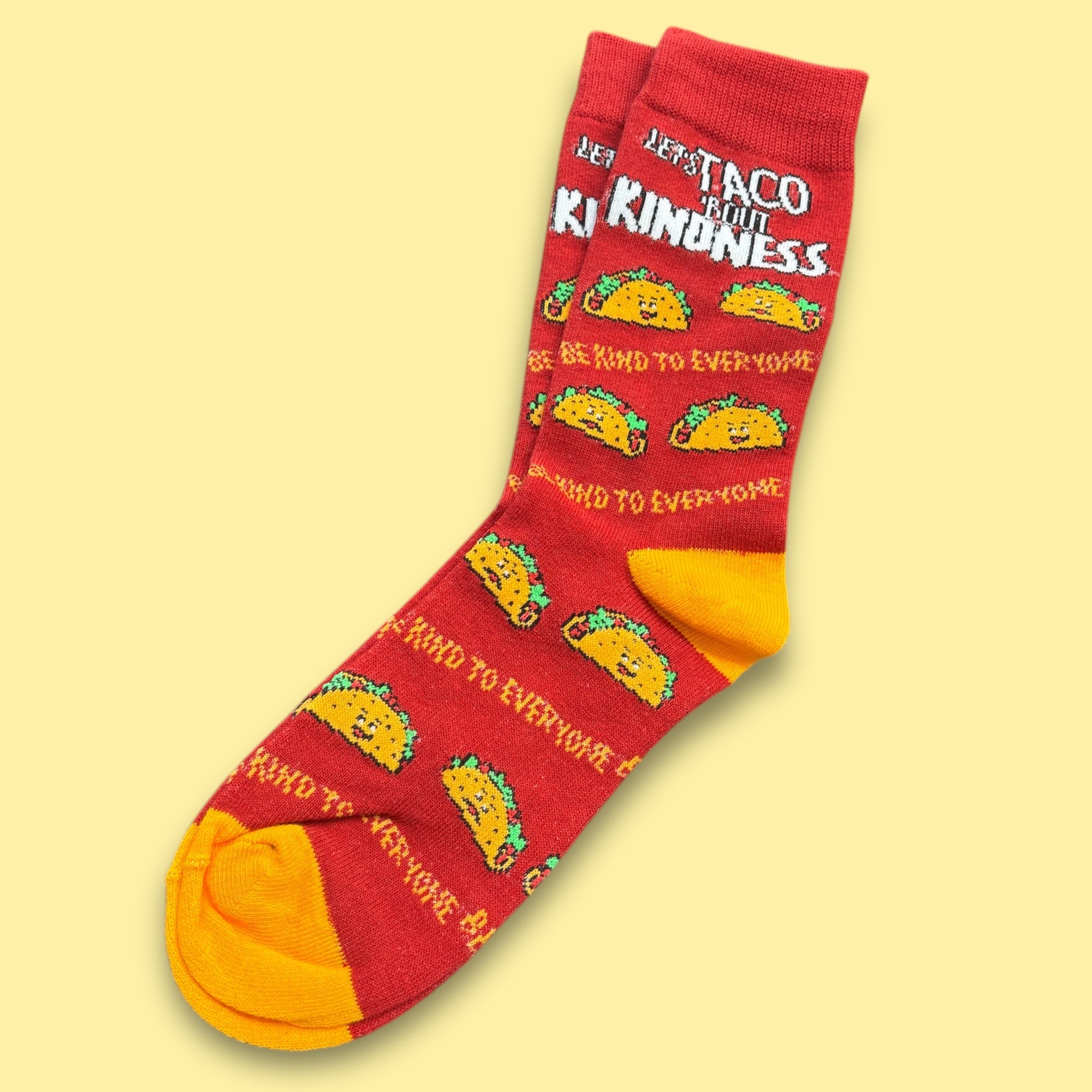 Taco Socks - Let's TACO 'Bout Kindness – Be Kind to Everyone